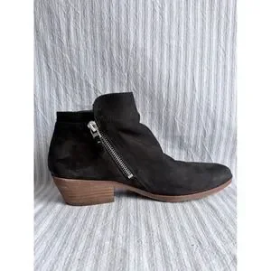 Sam Edelman | Shoes | Sam Edelman Packer Black Leather Ankle Boots Dual ...
